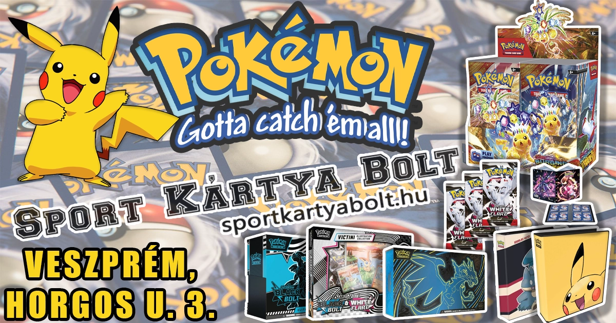 Eredeti Pokémon kártya – Gyűjtőknek és játékosoknak - Sport